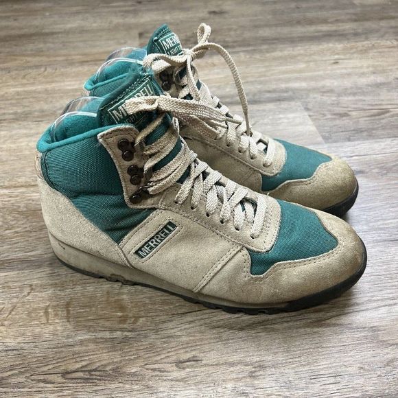 Merrell | Shoes | Vintage Merrell Hiking Boots Sneakers Athletic High ...
